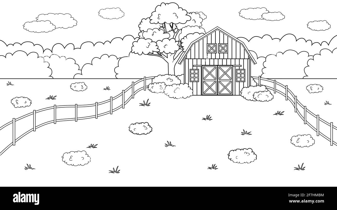 Farming Clipart Black And White