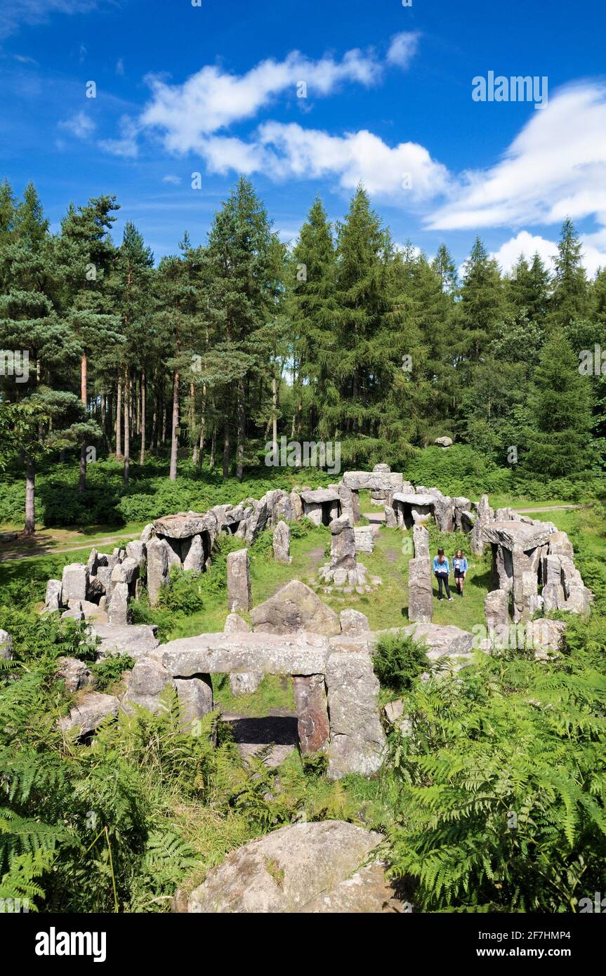 Druids temple at swinton park hi-res stock photography and images - Alamy