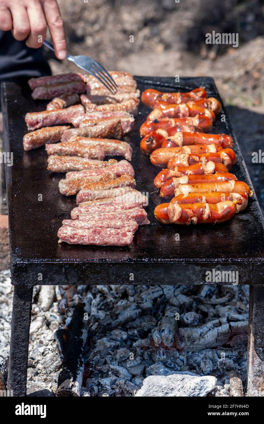 Barbecue Grill Bosnian Food Grilled High Resolution Stock Photography ...