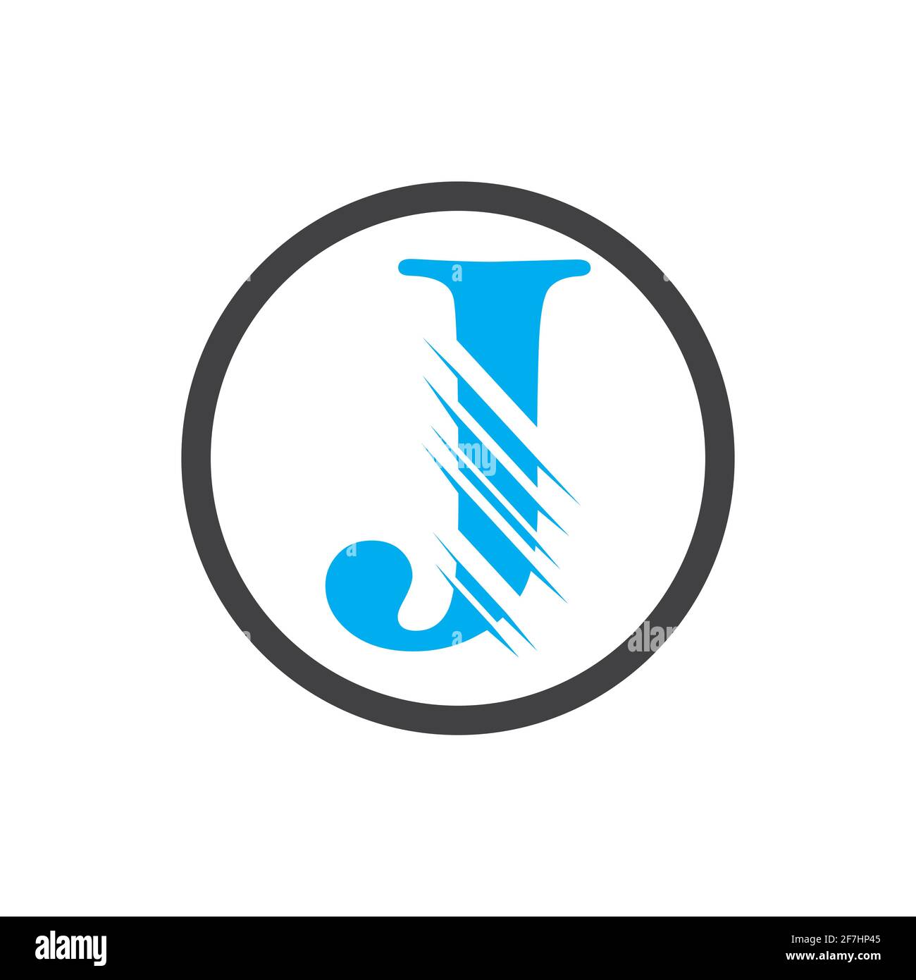 creative Letter J Logo Template illustration design Stock Vector Image ...