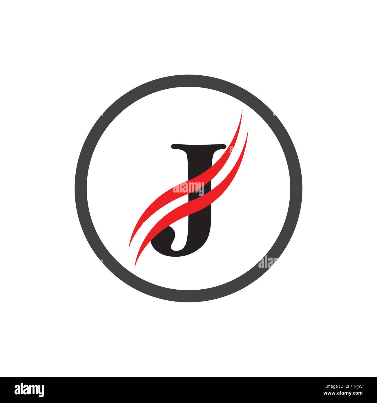 creative Letter J Logo Template illustration design Stock Vector Image ...