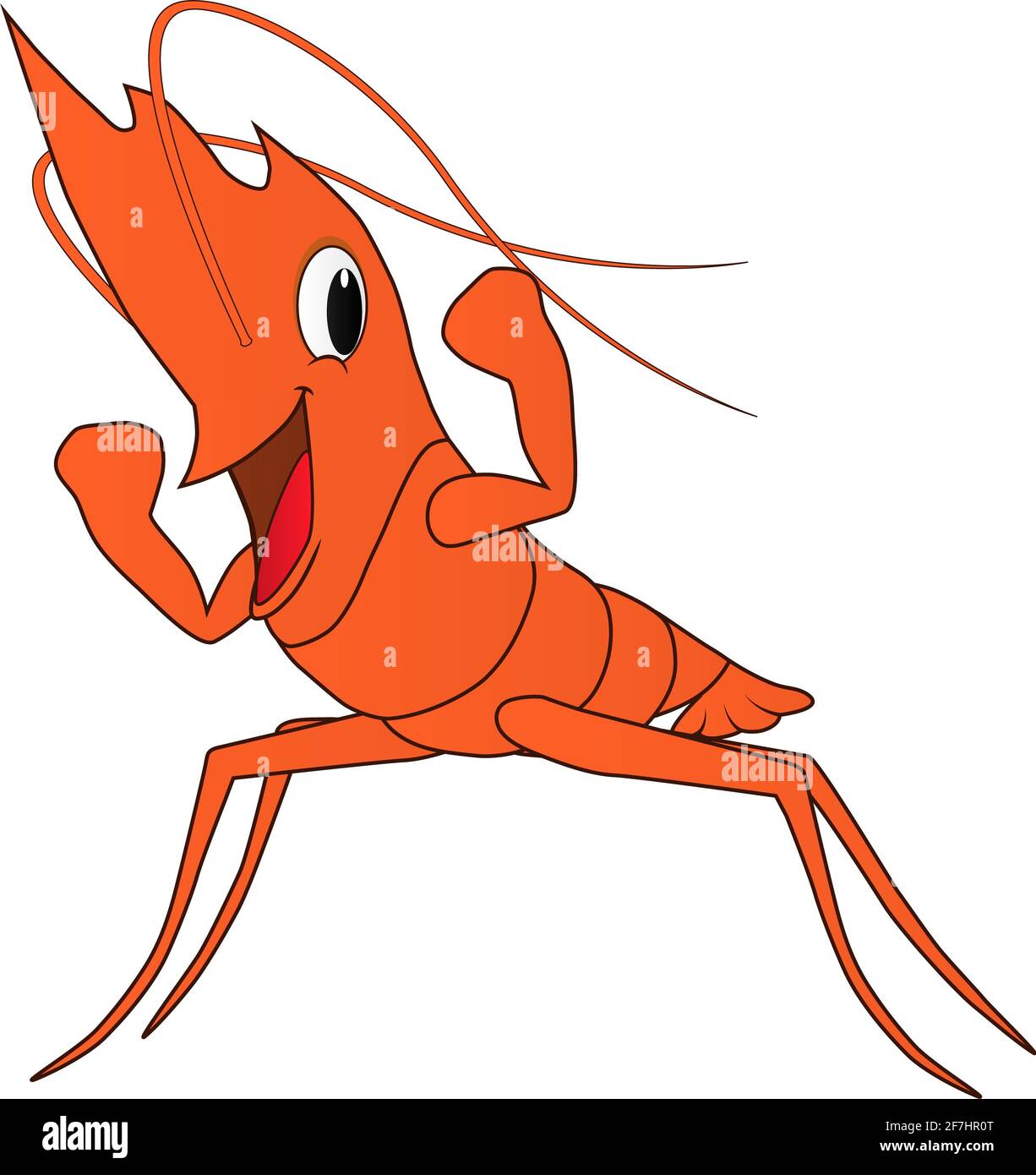 Red exotic fish cartoon Cut Out Stock Images & Pictures - Alamy