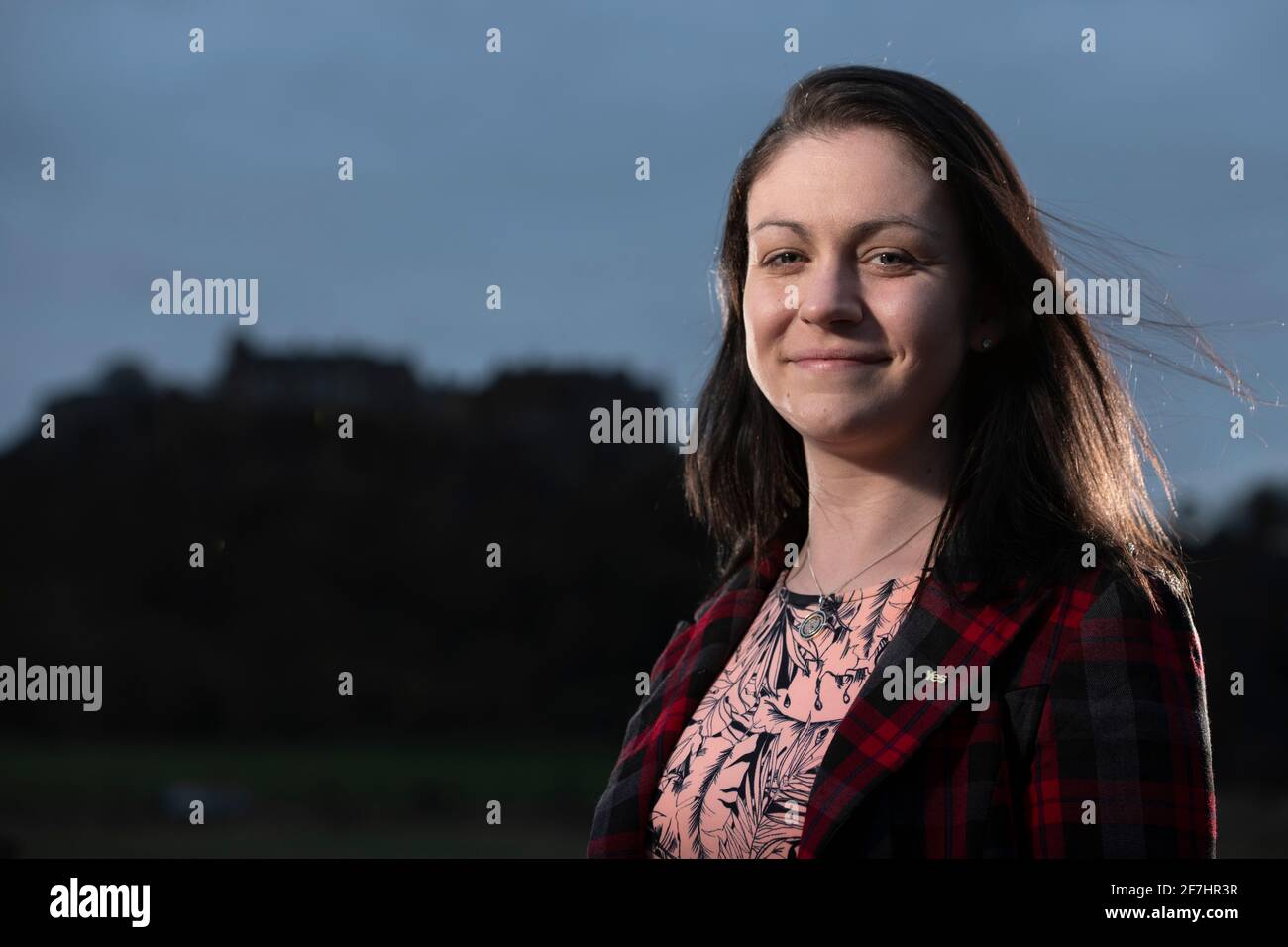 Stirling, Scotland, UK. 7th Apr, 2021. PICTURED: Stephanie Reilly, Alba ...