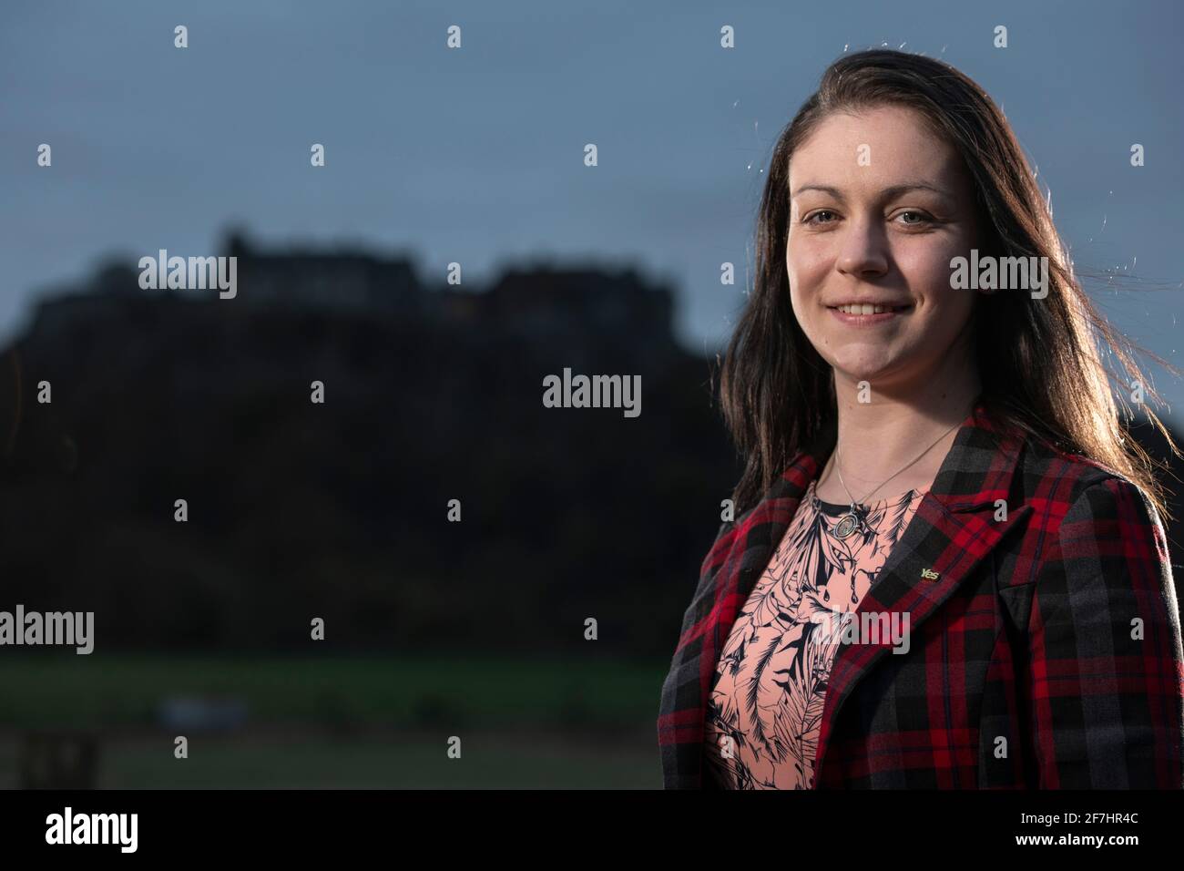 Stirling, Scotland, UK. 7th Apr, 2021. PICTURED: Stephanie Reilly, Alba ...
