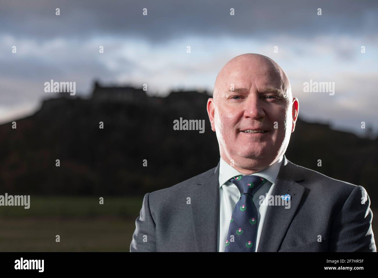 Stirling, Scotland, UK. 7th Apr, 2021. PICTURED: Neale Hanvey MP, Alba ...
