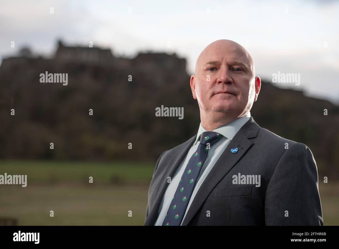 Stirling, Scotland, UK. 7th Apr, 2021. PICTURED: Neale Hanvey MP, Alba ...