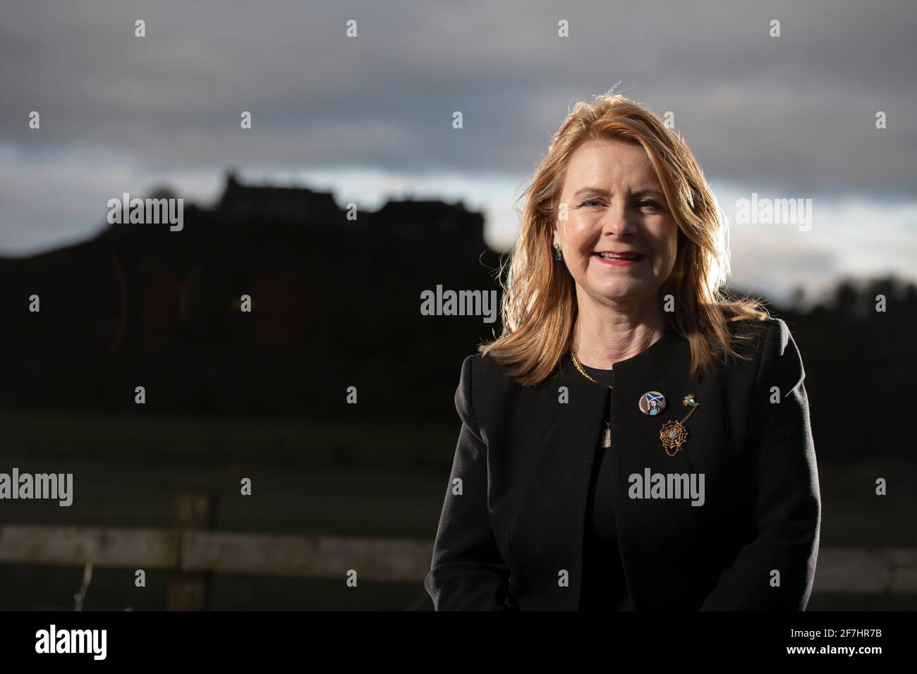 Stirling, Scotland, UK. 7th Apr, 2021. PICTURED: Eva Comrie, Alba Party ...