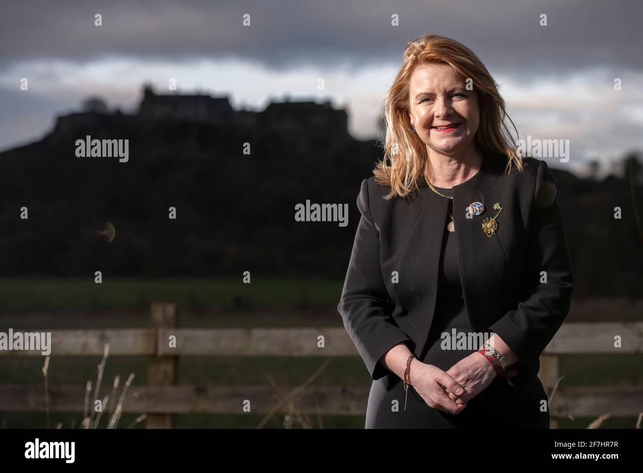 Stirling, Scotland, UK. 7th Apr, 2021. PICTURED: Eva Comrie, Alba Party ...