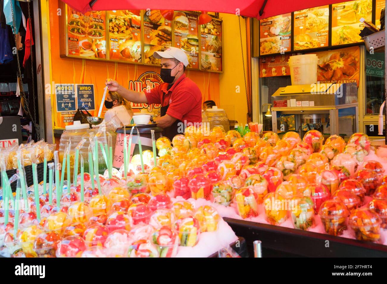 Santee Alley, downtown Los Angeles, California, USA Stock Photo - Alamy