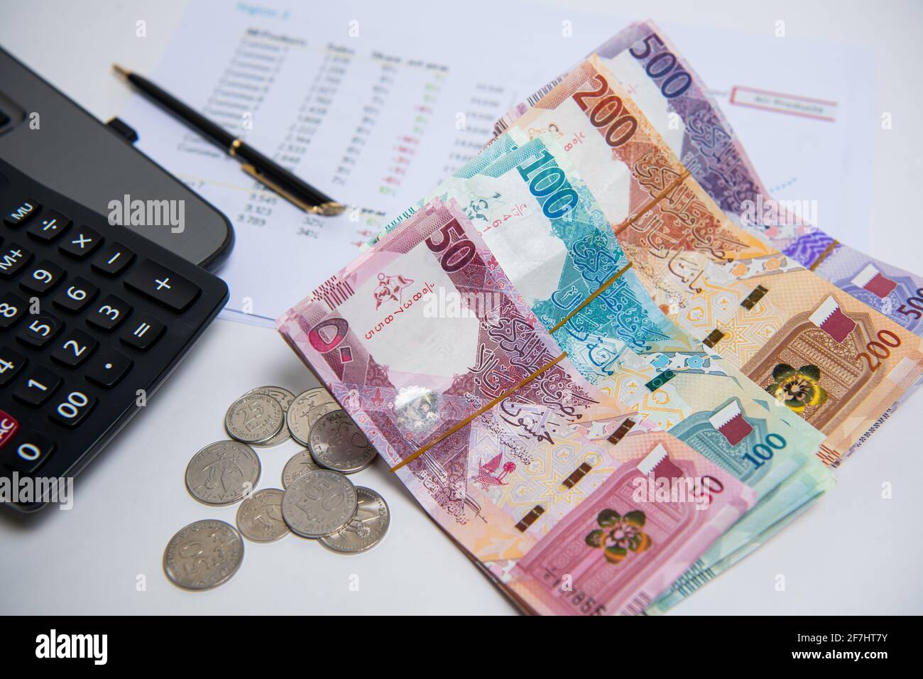Qatar Currency Newley Launched Bank Notes. Qatari Riyal ,Notes ...