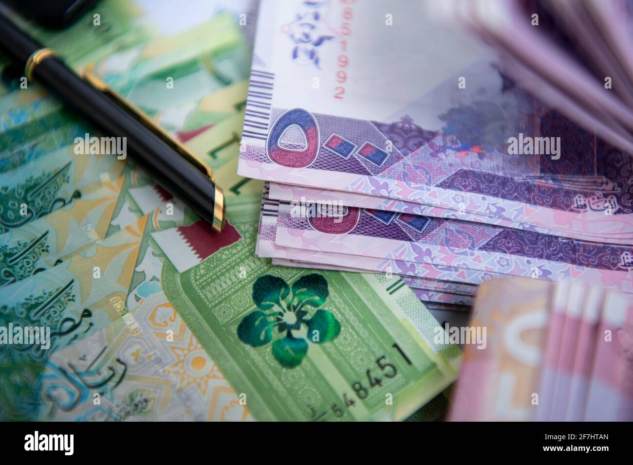 Qatar Currency Newley Launched Bank Notes. Qatari Riyal ,Notes ...