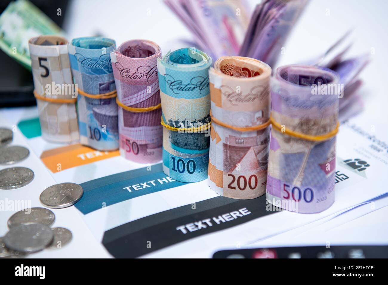 Qatar Currency Newley Launched Bank Notes. Qatari Riyal ,Notes ...