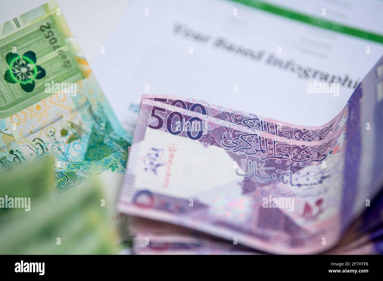 Qatar Currency Newley Launched Bank Notes. Qatari Riyal ,Notes ...