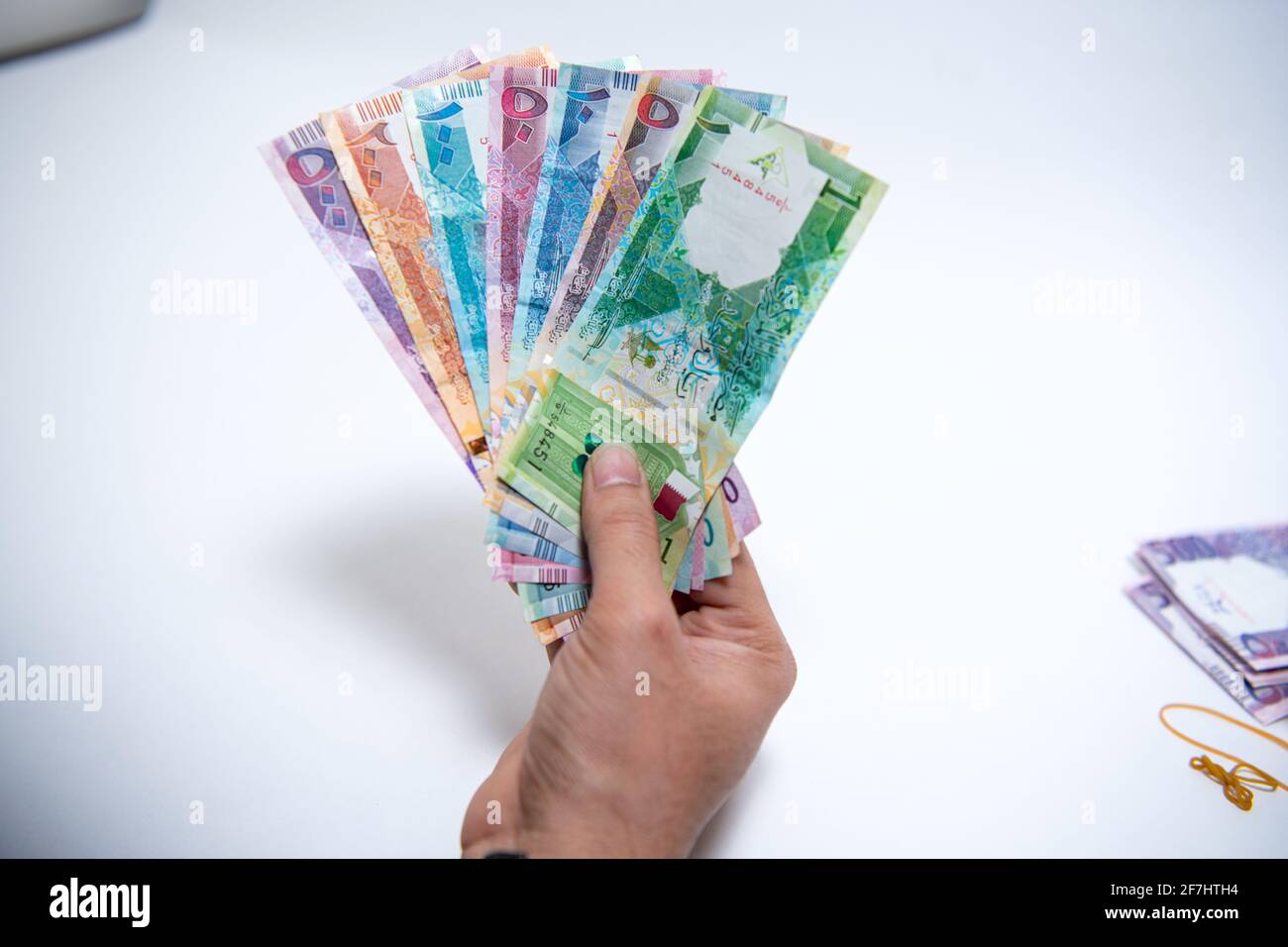 Qatar Currency Newley Launched Bank Notes. Qatari Riyal ,Notes ...