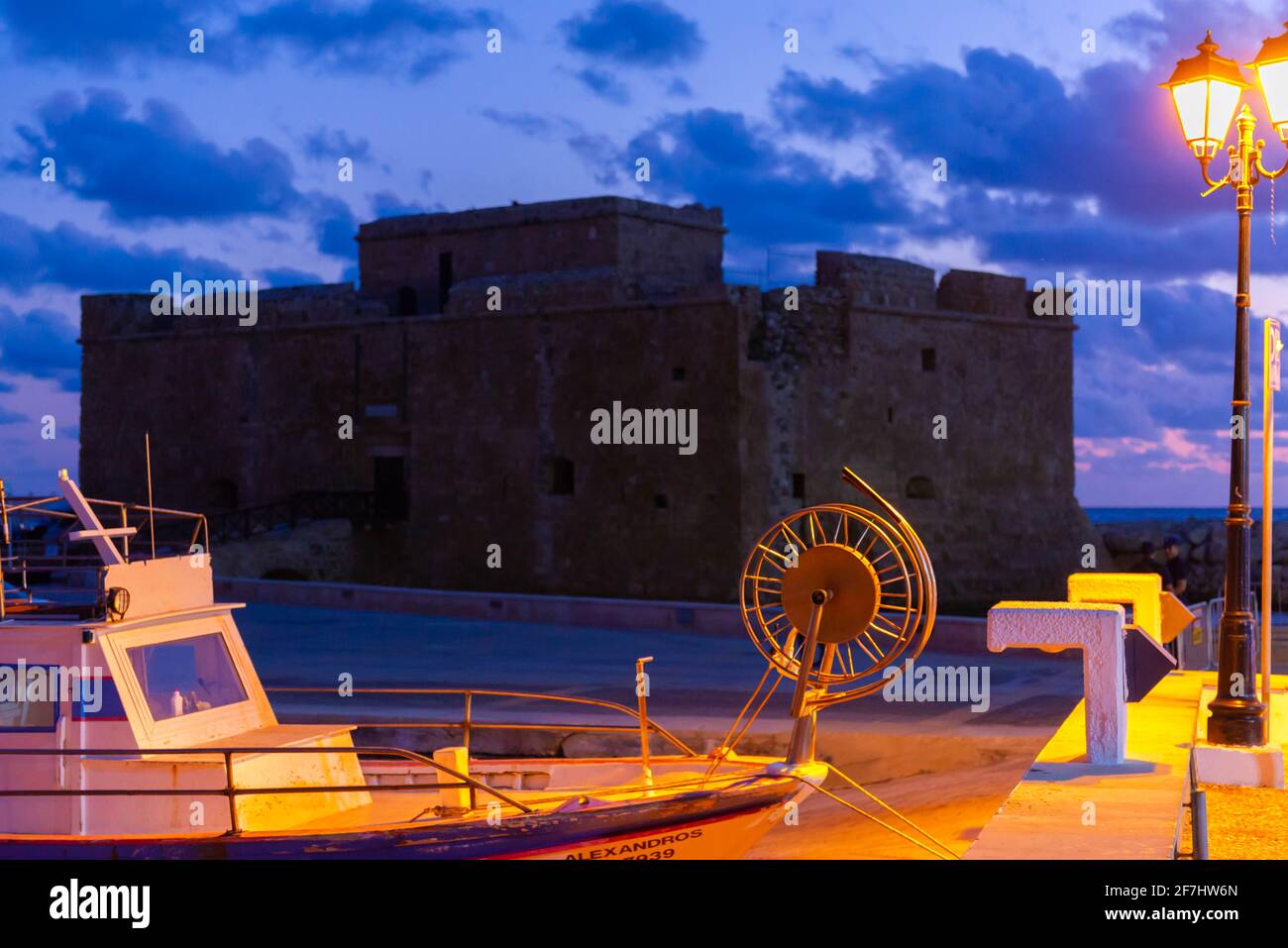 Pathos. Cyprus. November 2019. The bay of Paphos in Cyprus. Paphos ...