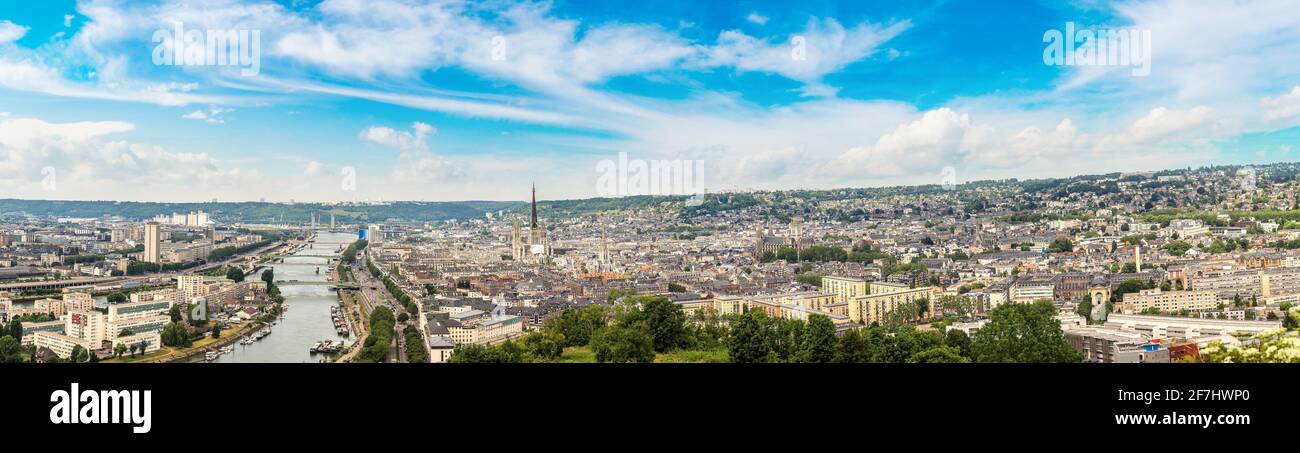 Rouen france europe panoramic view hi-res stock photography and images ...