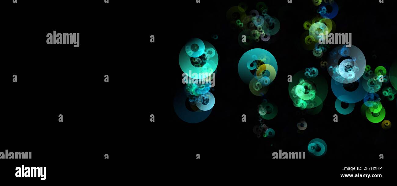 Fantastic circle panorama background design illustration Stock Photo ...