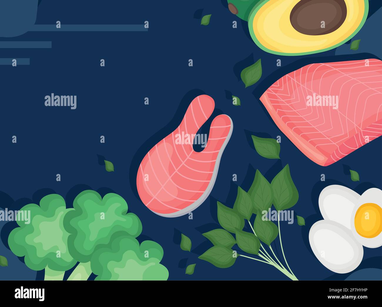 Keto symbol food nutrition Stock Vector Images - Alamy