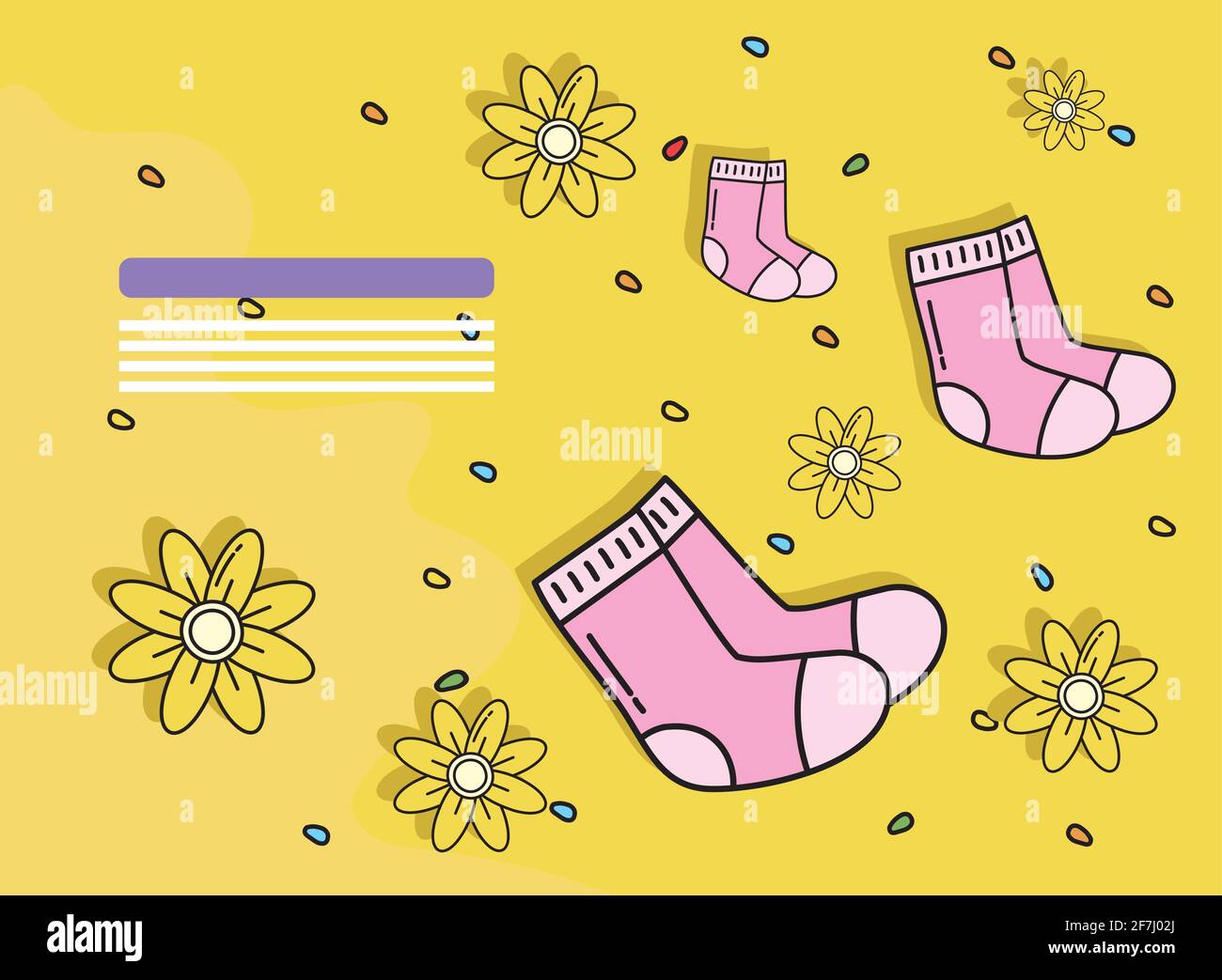 Socks store Stock Vector Images - Alamy