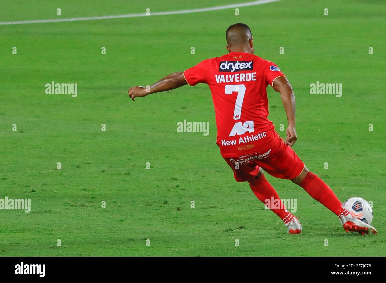 Lima, Peru. 07th Apr, 2021. M. Valverde during a match between Sport ...