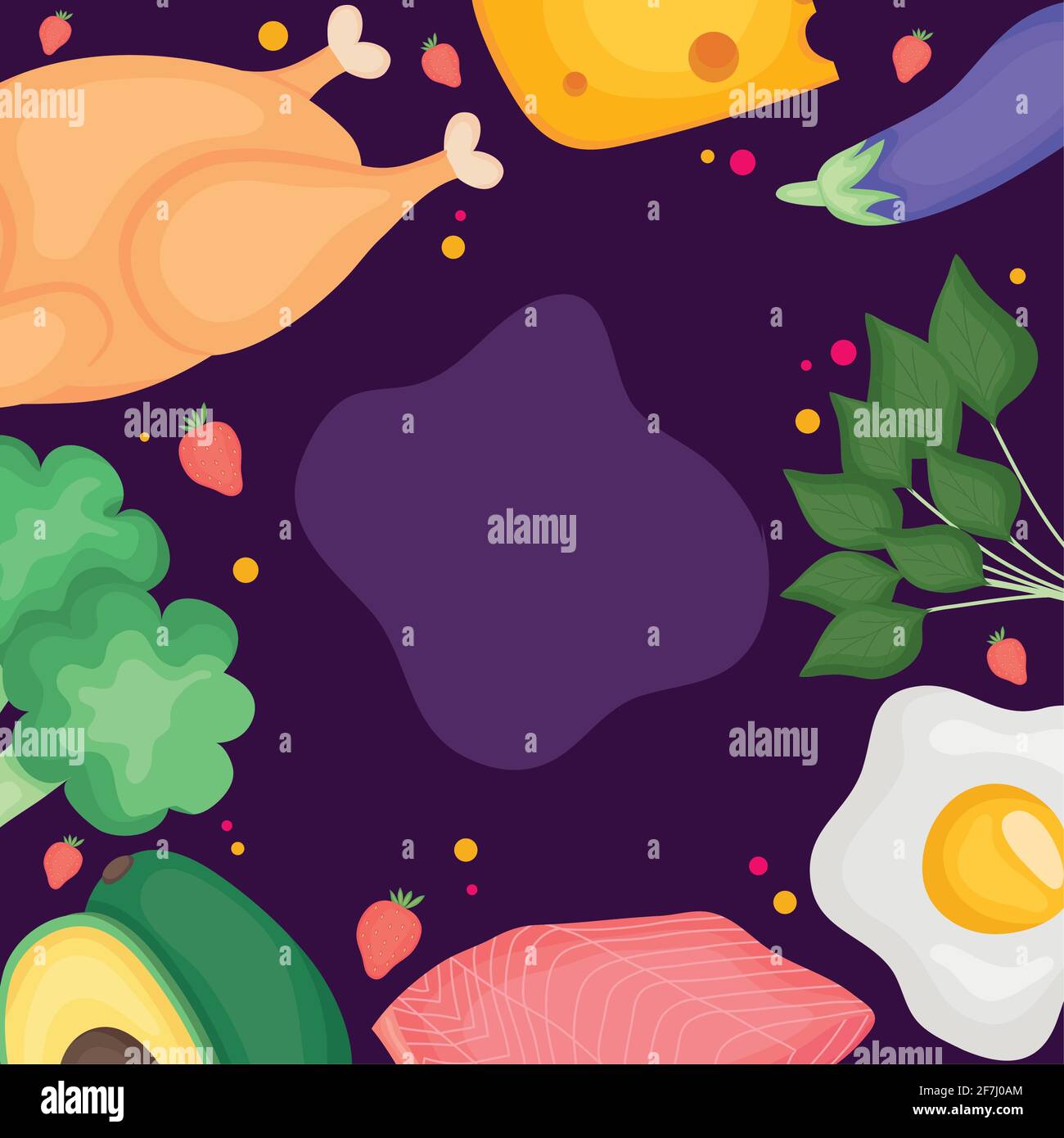 Healthy keto food icon set Stock Vector Image & Art - Alamy