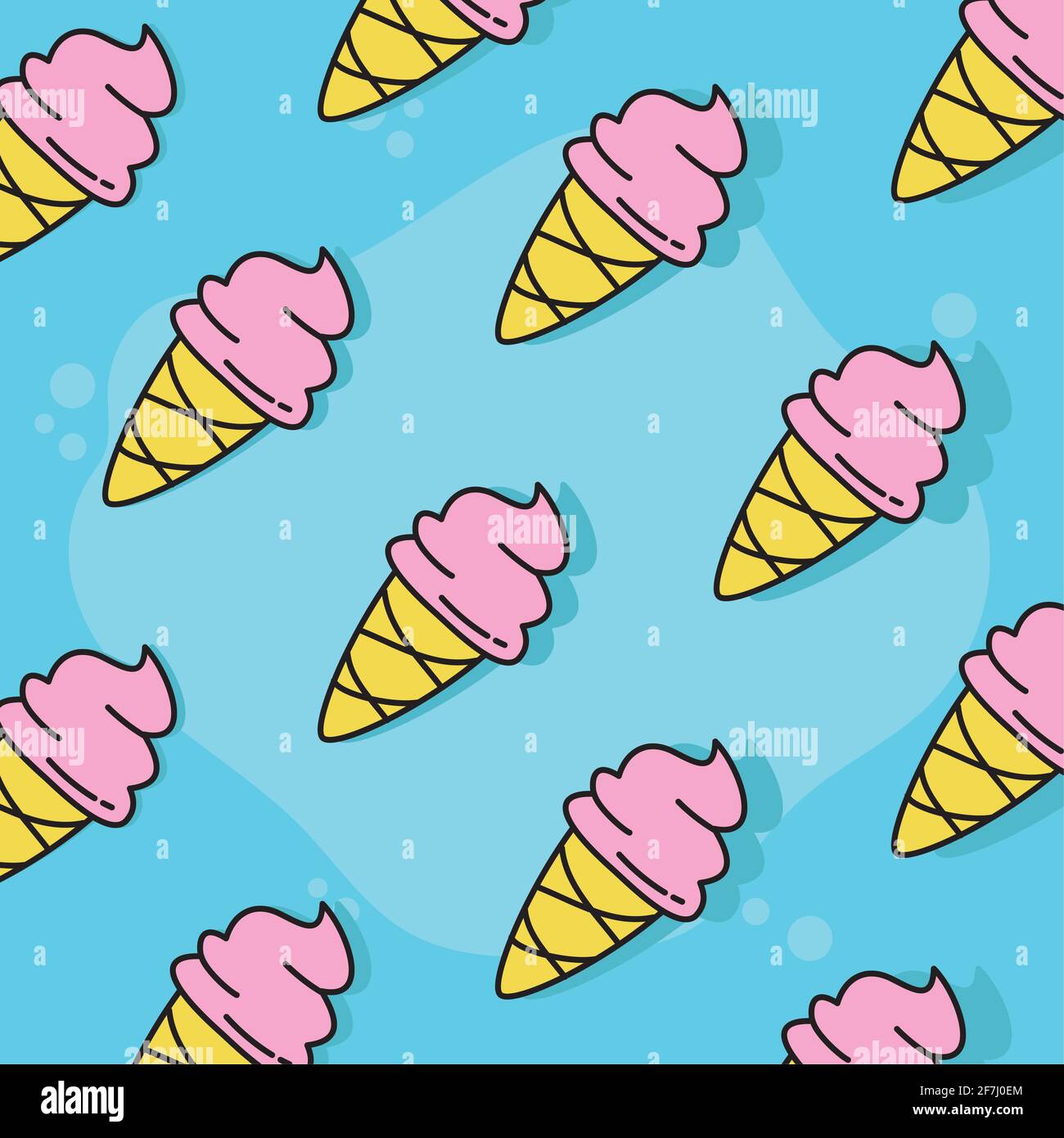 Sweet dessert ice creams background Stock Vector Image & Art - Alamy