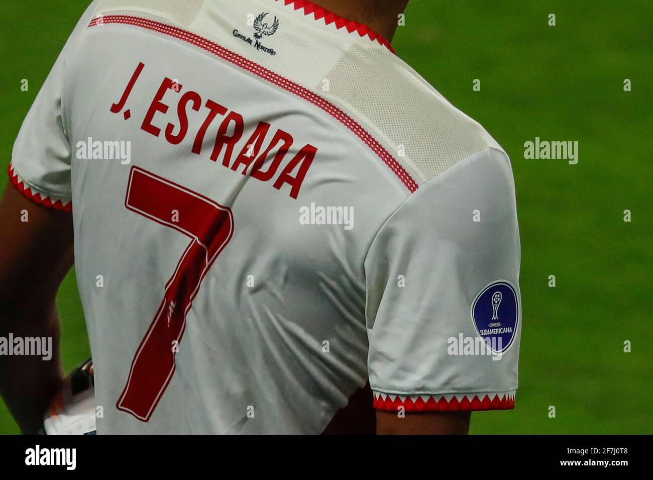 Lima, Peru. 07th Apr, 2021. J. Estrada during a match between Sport ...
