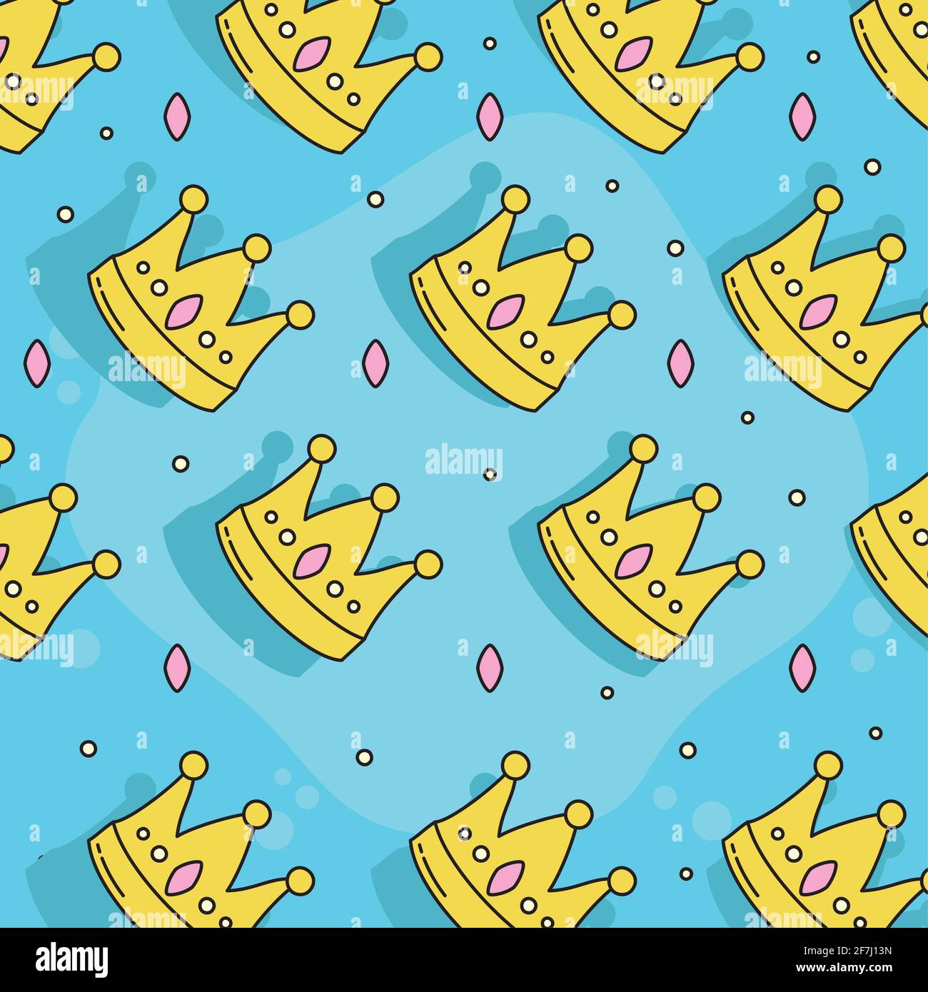 Royal king crowns icons background Stock Vector Image & Art - Alamy