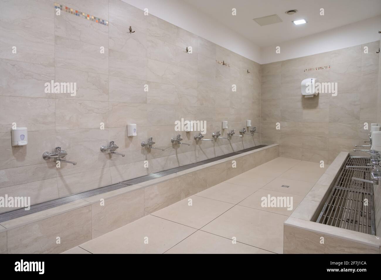 Muslim bath located in the premises of a mosque used for ablution ...