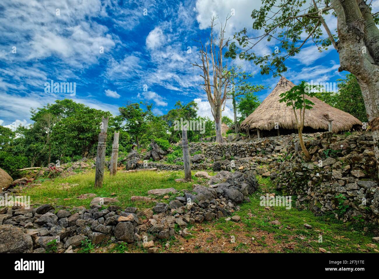 This hill is made terraces to allow the building to stand on the ...