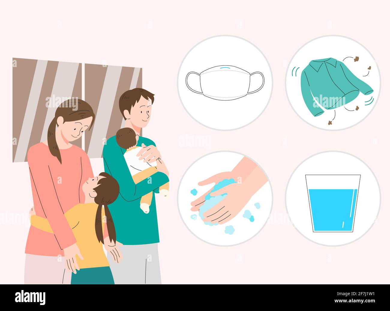 fine dust safety rules, keep children safe Stock Photo - Alamy