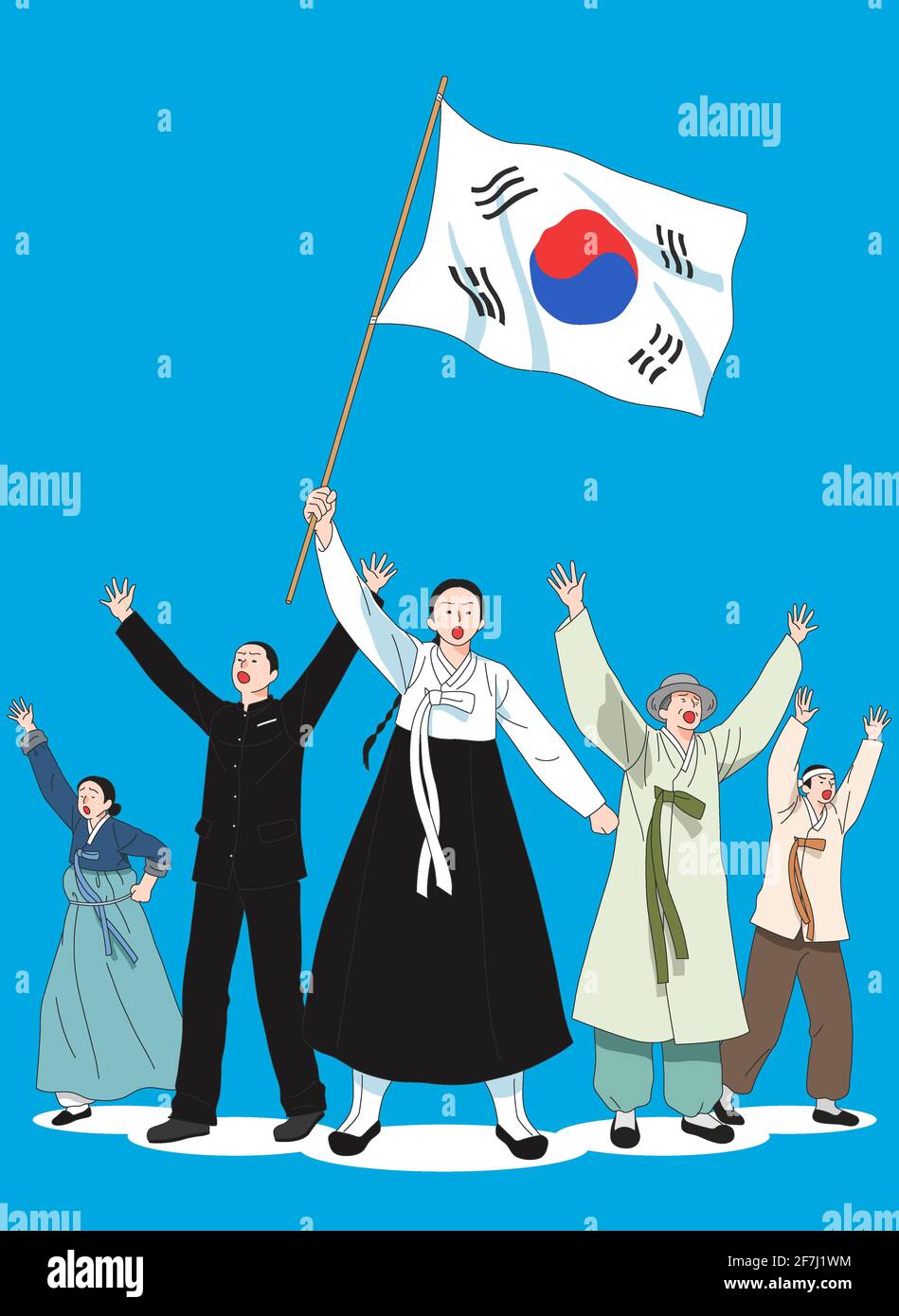 The Independence Movement Day of Korea Stock Photo - Alamy