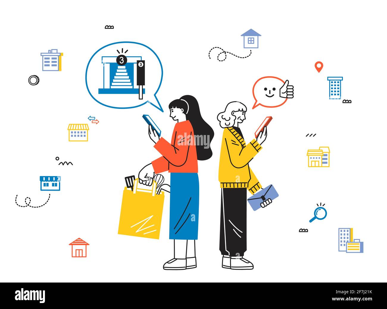 People selling things Cut Out Stock Images & Pictures - Alamy