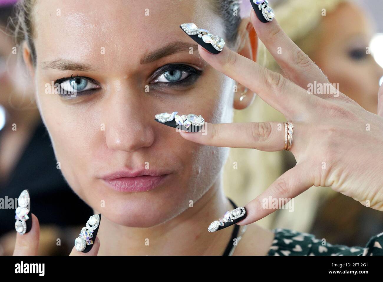 Backstage at THE BLONDS x Moulin Rouge Spring 2020 Collection with ...