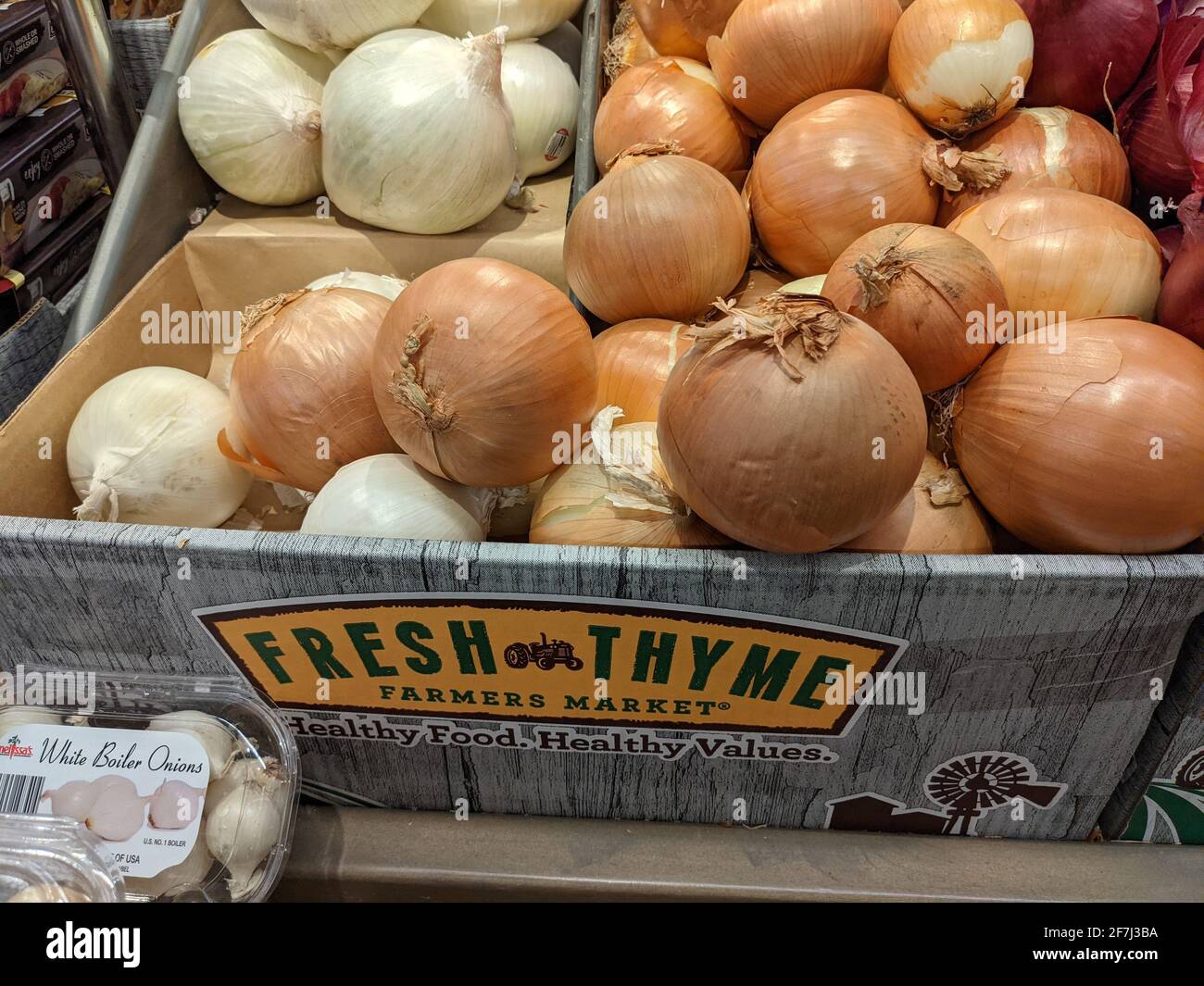 Various Delicious Onions Available for Purchase Stock Photo - Alamy