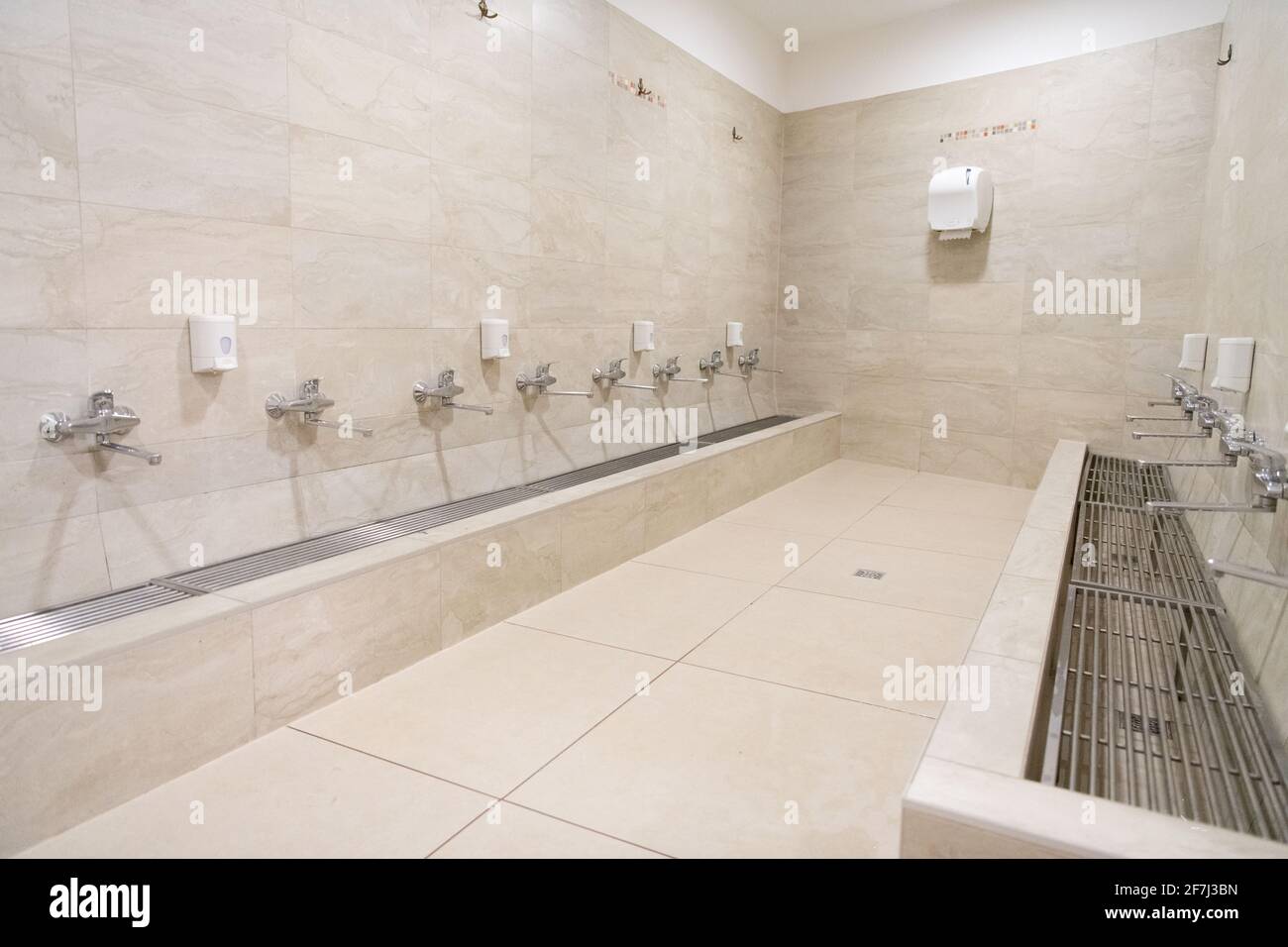 Muslim bath located in the premises of a mosque used for ablution ...