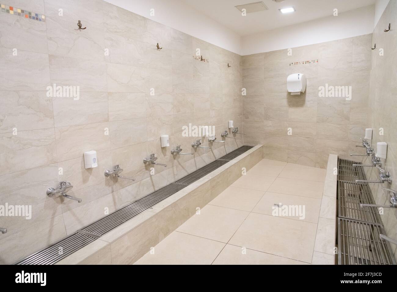 Muslim bath located in the premises of a mosque used for ablution ...