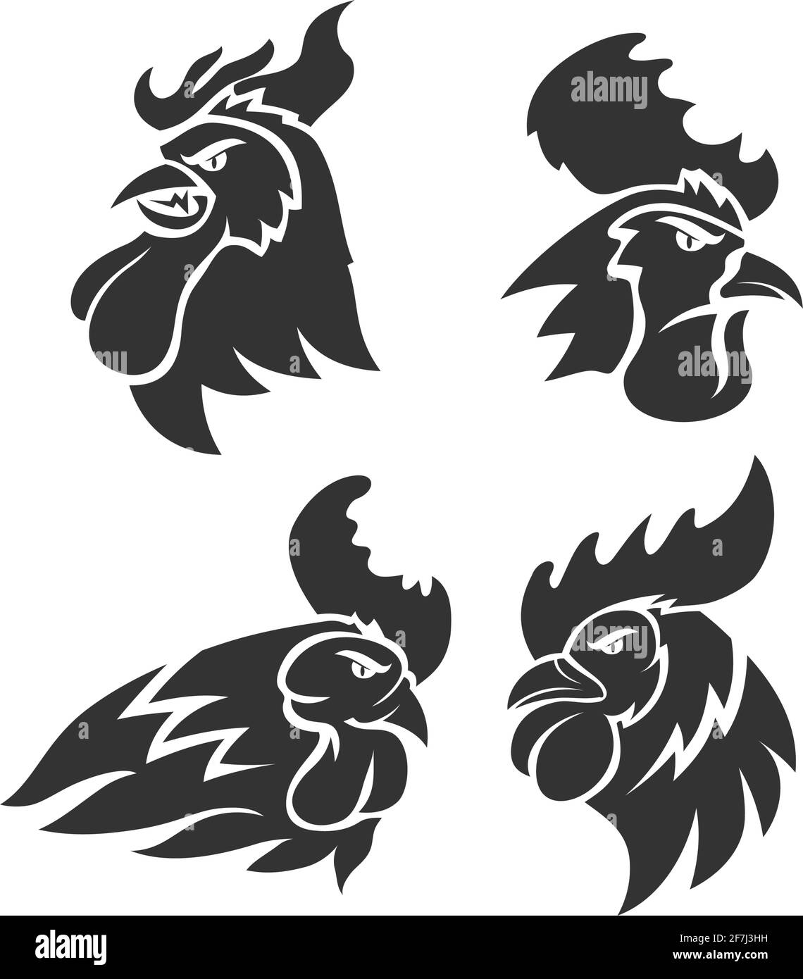 Hen head Stock Vector Images - Alamy