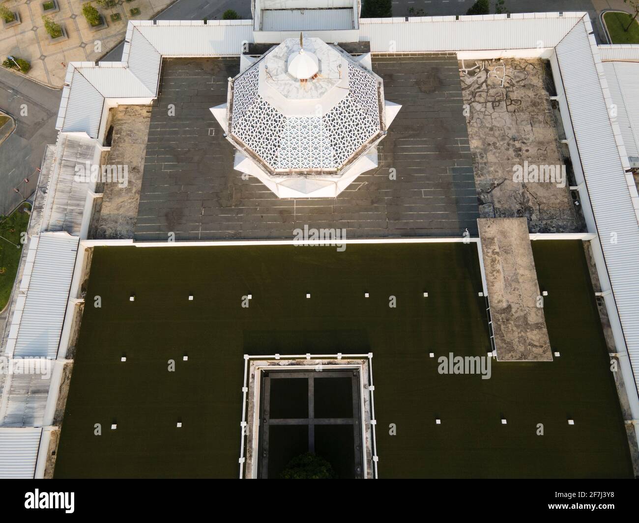 Cyberjaya, Malaysia - Feb 16, 2021: Aerial view of the Cyberjaya Mosque ...