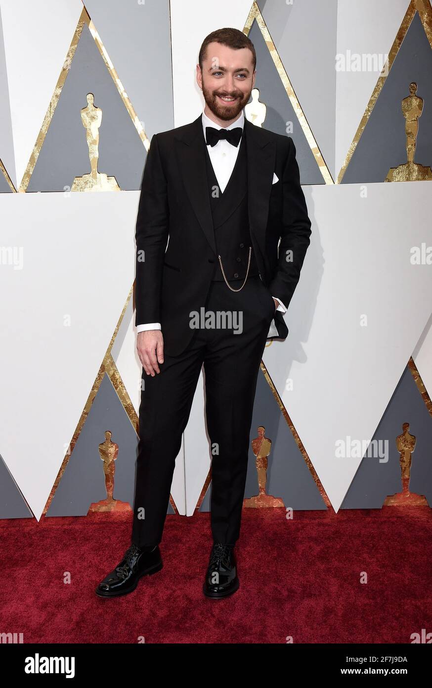 Sam Smith arrives to The 88th Academy Awards ceremony, The Oscars, held ...