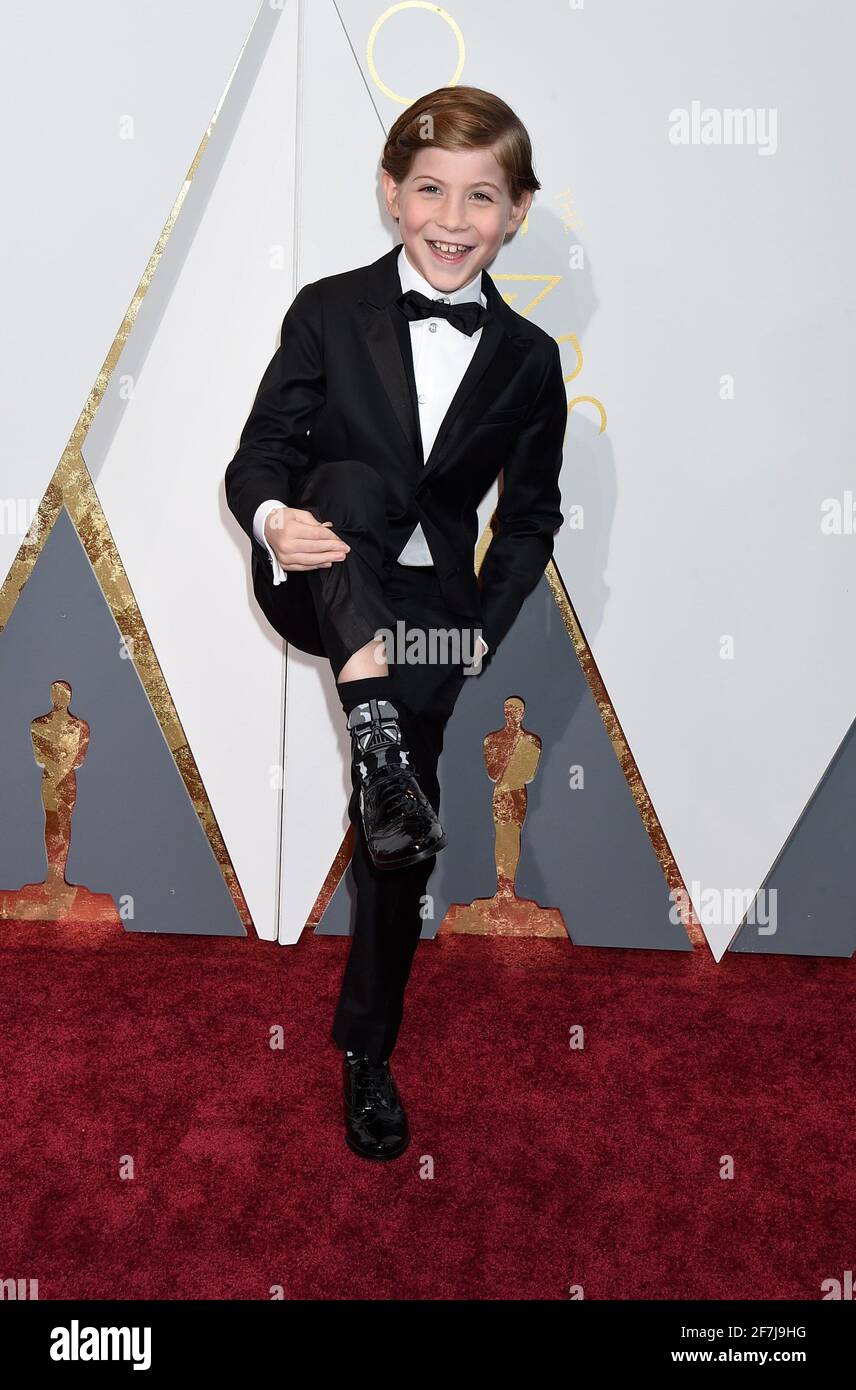 Jacob Tremblay arrives to The 88th Academy Awards ceremony, The Oscars ...