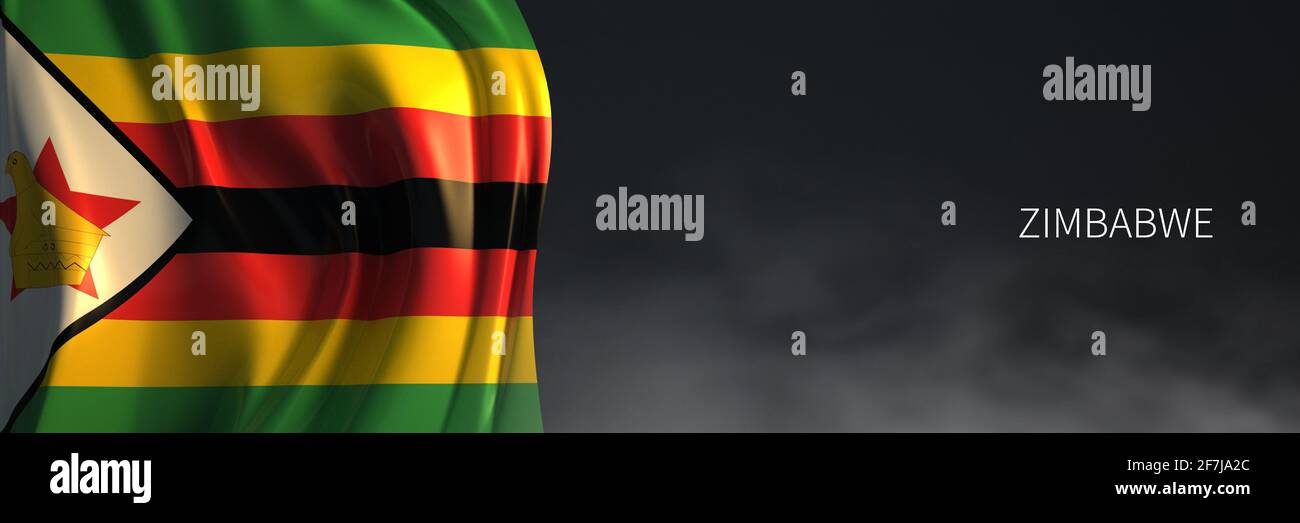 Zimbabwe flag hi-res stock photography and images - Alamy