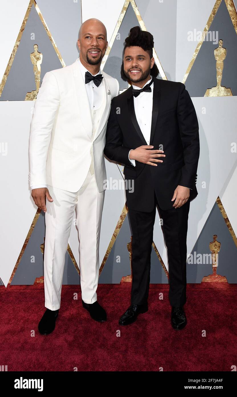 Lonnie Rashid Lynn, Jr., The Weeknd arrives to The 88th Academy Awards ...