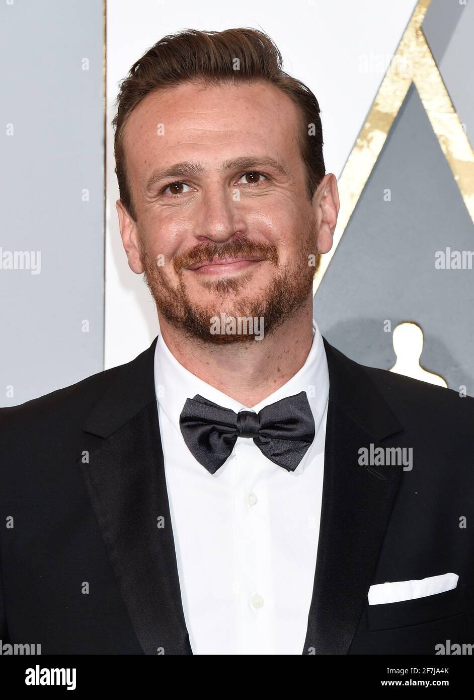Jason Segel, Alexis Mixter arrives to The 88th Academy Awards ceremony ...