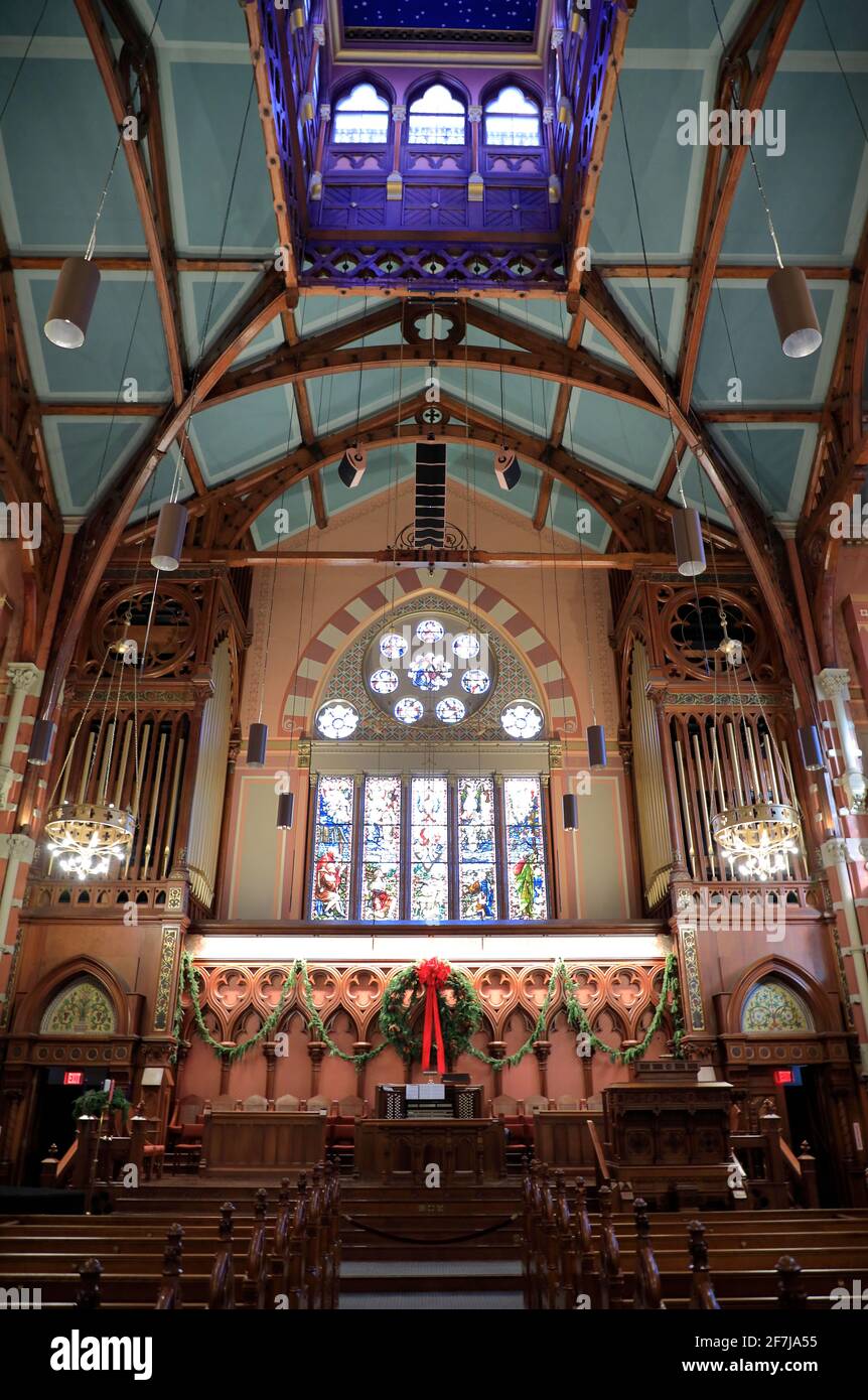 American gothic revival interior hi-res stock photography and images ...