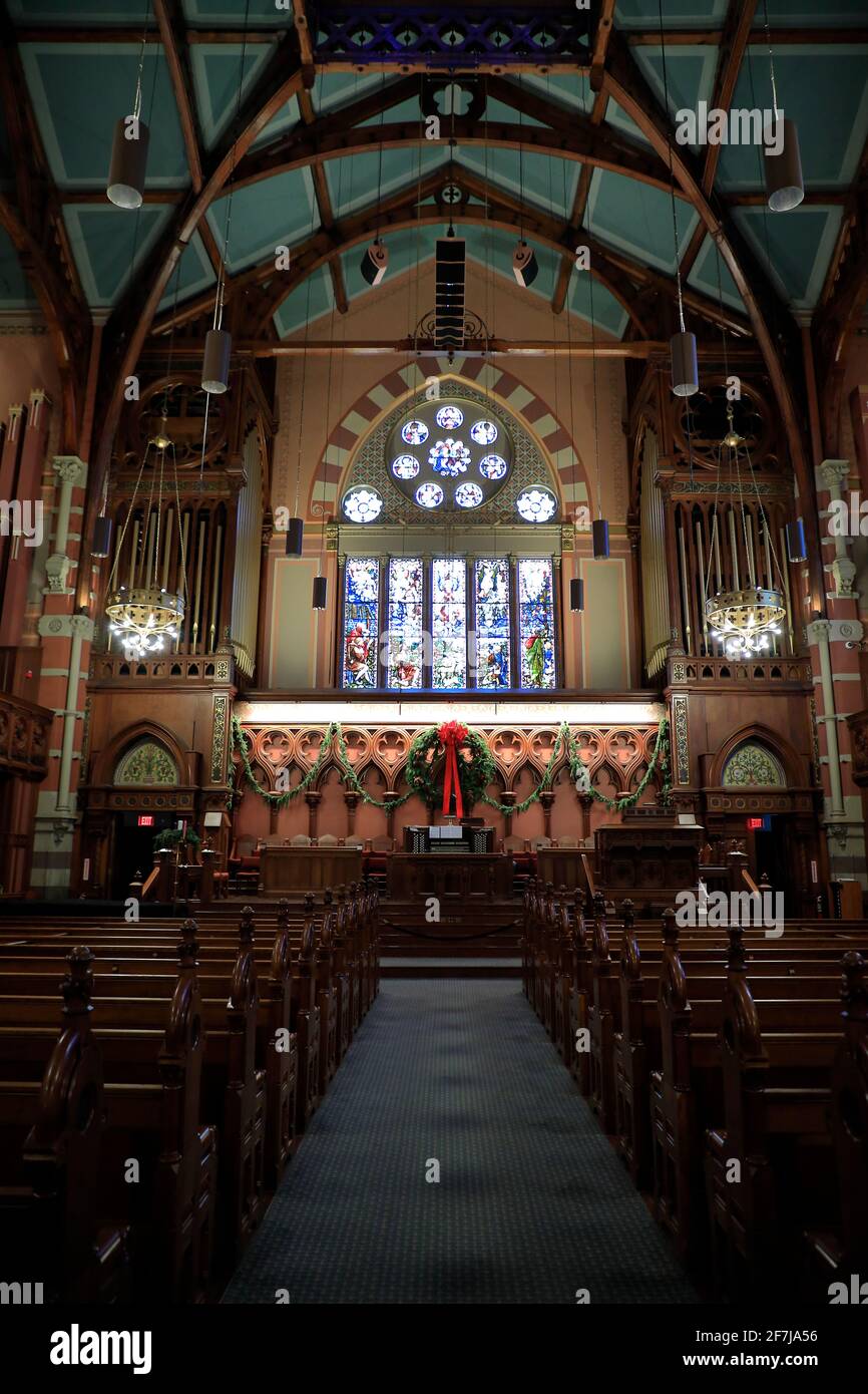 American gothic revival interior hi-res stock photography and images ...