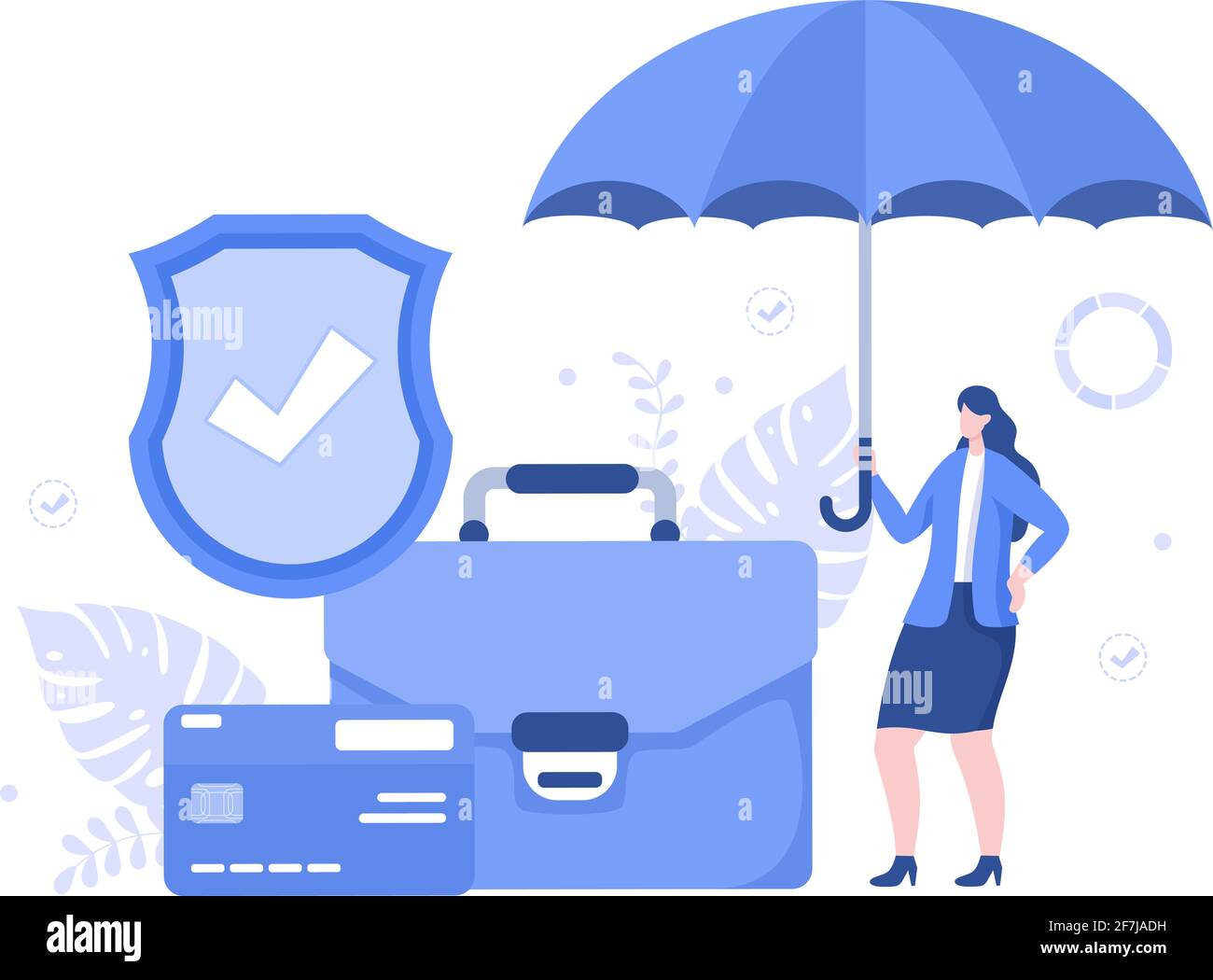 Insurance Business Concept For Money Protection, Financial Savings ...