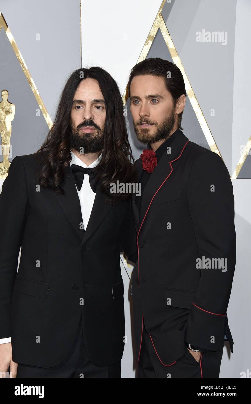 Alessandro Michele, Jared Leto arrives to The 88th Academy Awards ...