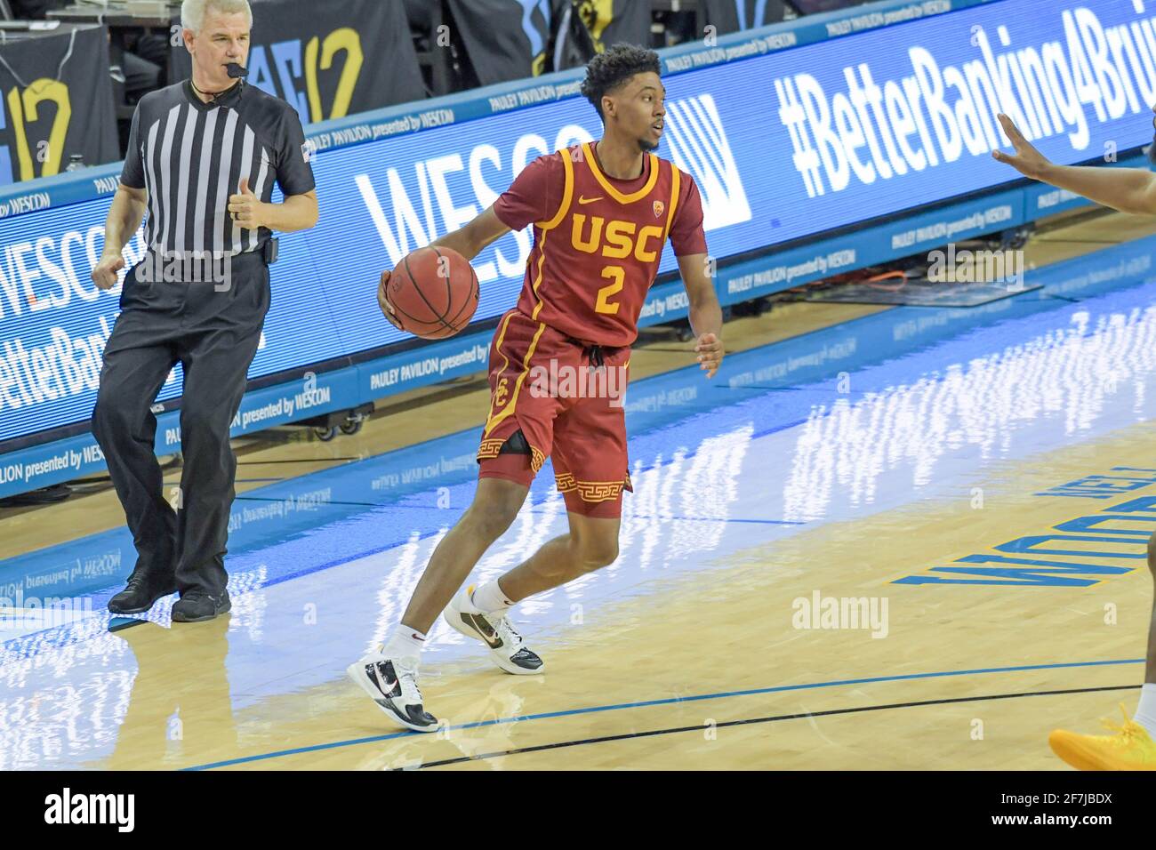 Southern California Trojans guard Tahj Eaddy (2) during an NCAA ...