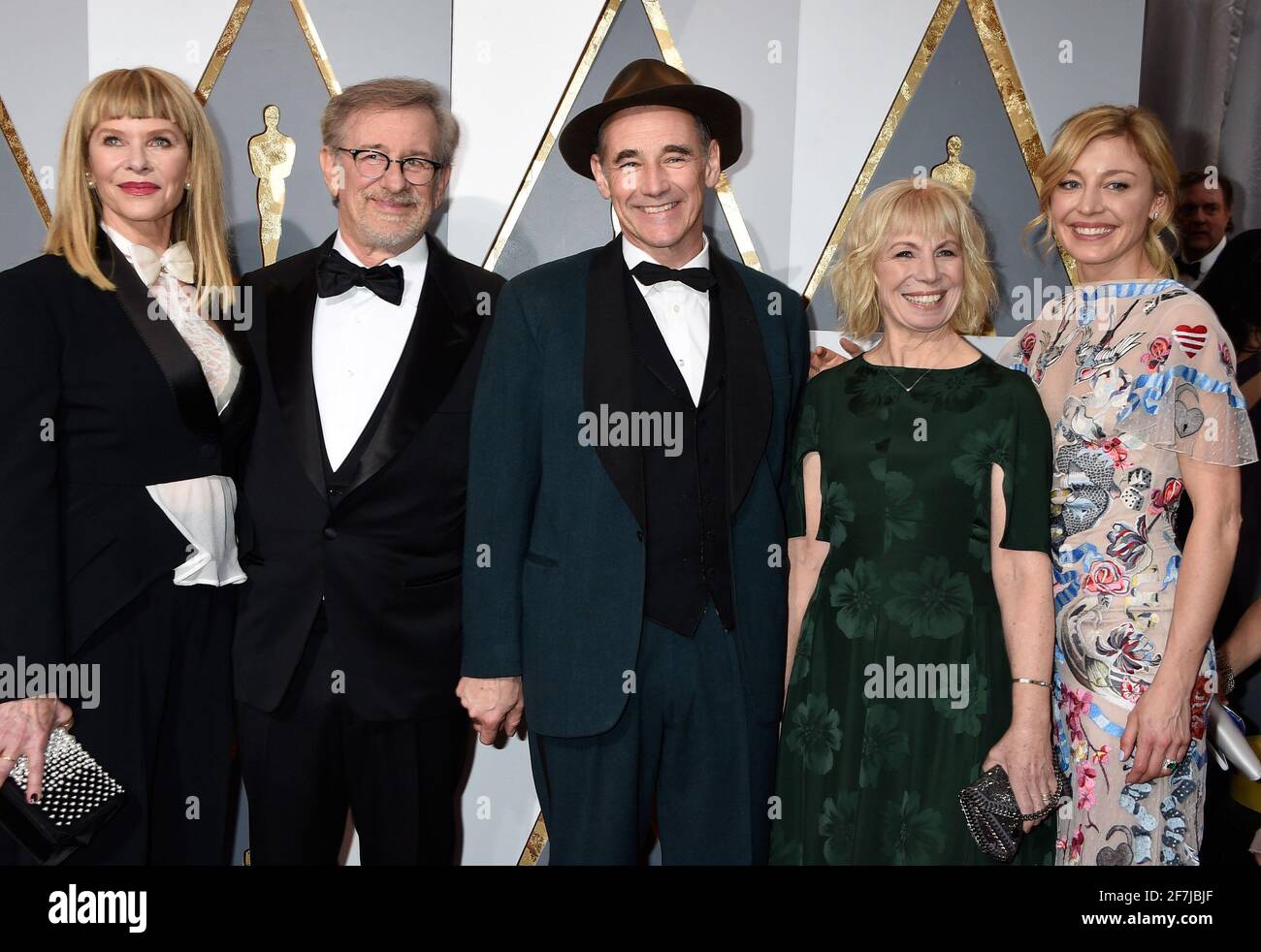 Kate Capshaw, Steven Spielberg, Mark Rylance, Claire van Kampen, Juliet ...